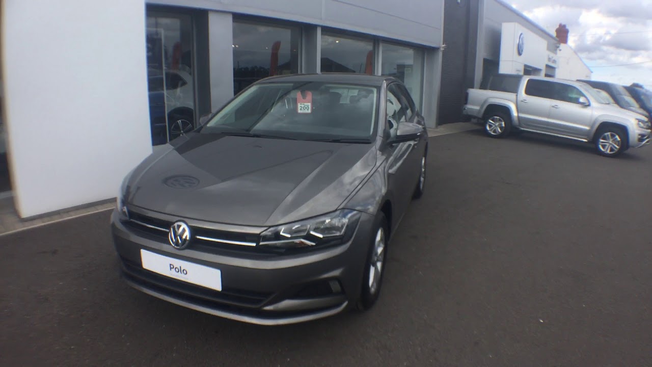 New polo limestone grey @ Wrexham Volkswagen - YouTube