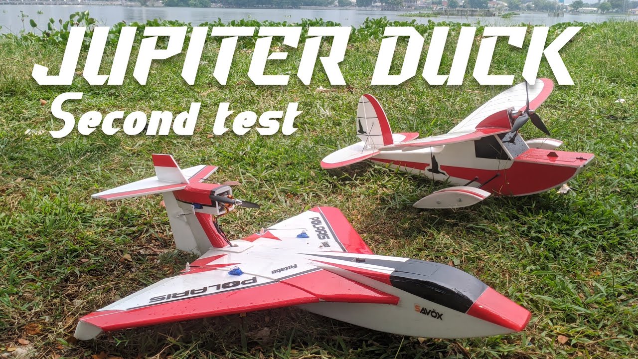 Jupiter duck Rc plane - YouTube