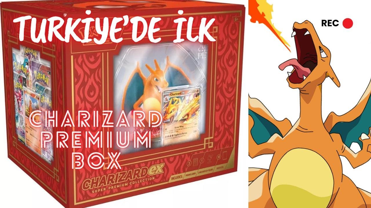 Türkiye'de İLK! Charizard Super Premium Box Açılışı - YouTube