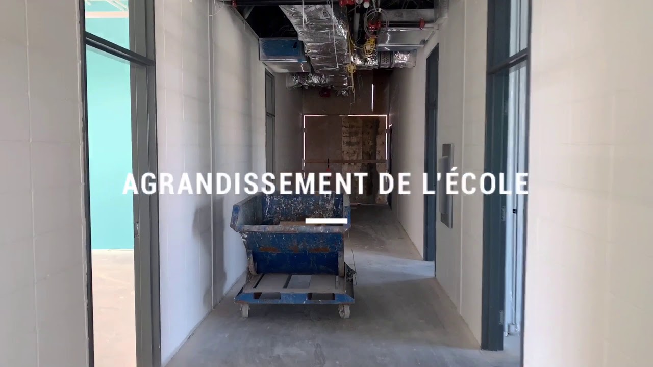 École Georges P Vanier - Aperçu des nouvelles classes - YouTube
