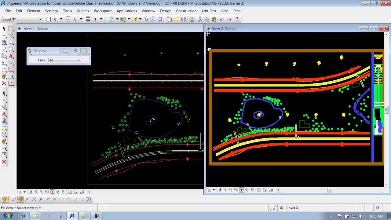MicrostationV8I SS4 2.1 View Toolbar - YouTube