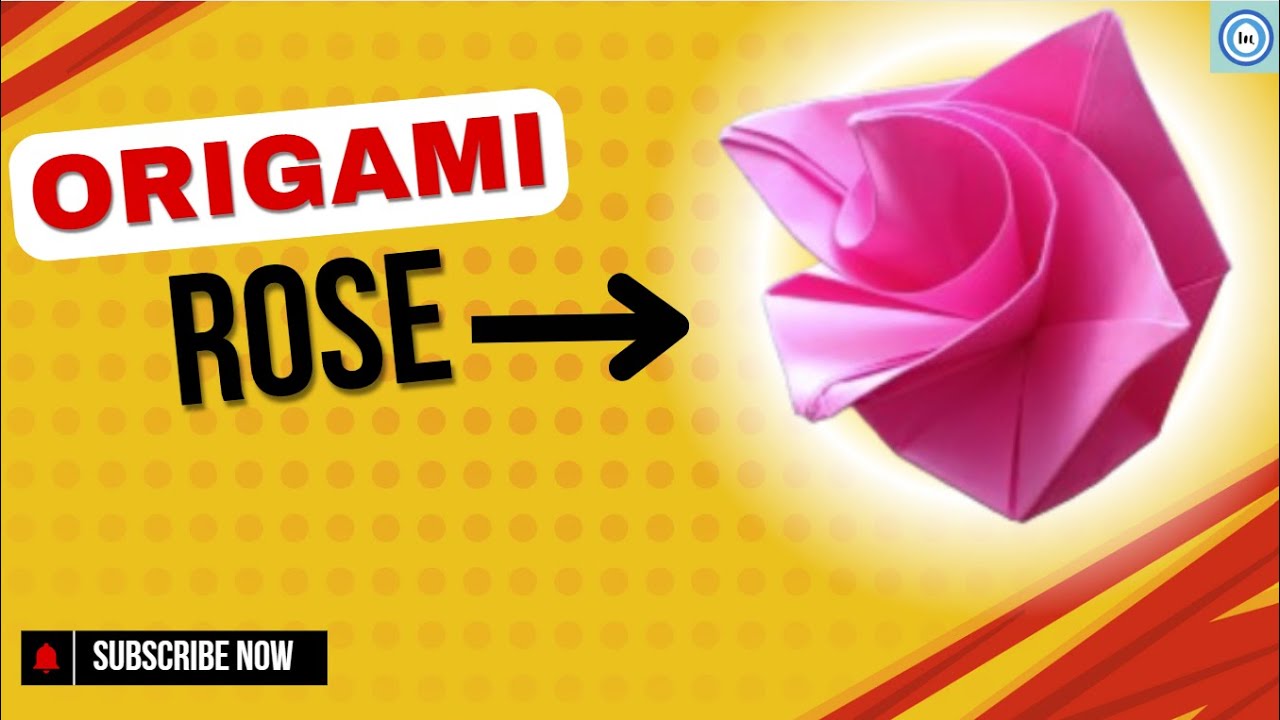 How to Make a Beautiful Origami Paper Rose | Step-by-Step Tutorial ...