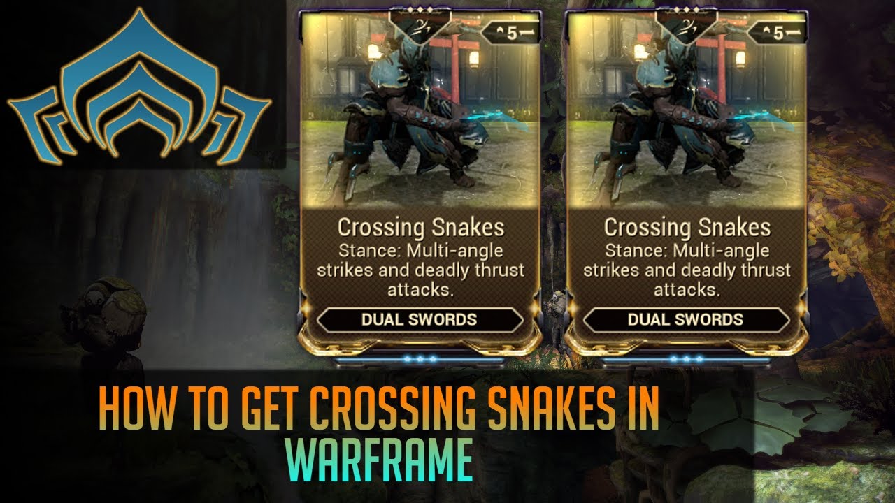 How to get Crossing Snakes in Warframe - YouTube