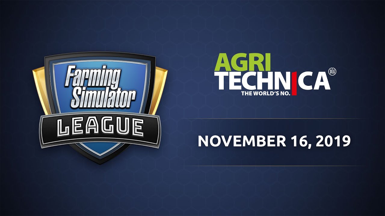 Farming Simulator League @ Agritechnica 2019 - YouTube