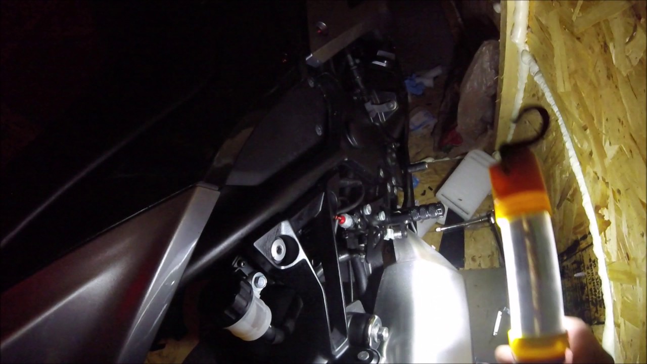 lightech rear sets ninja 300 - YouTube