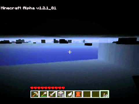 Minecraft Underground Lake - YouTube