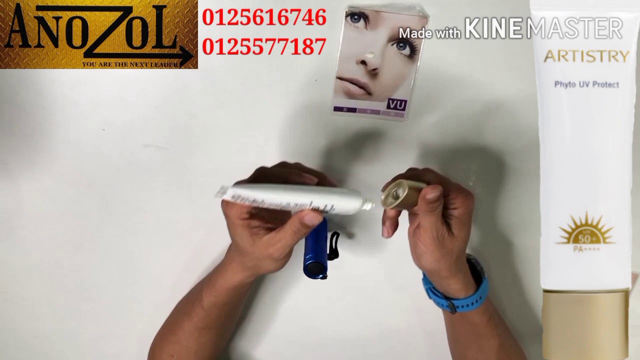 Anozol Demo ARTISTRY Phyto UV Protect - YouTube