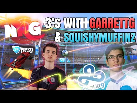 WHAT ITS LIKE TO PLAY 3's WITH NRG GARRETTG & C9 SQUISHY...PRO 3v3 ...