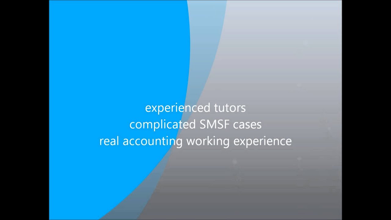 Ecare SMSF course english - YouTube