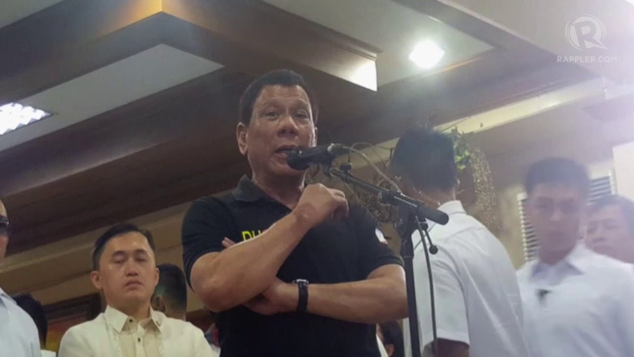 Duterte to Iloilo Mayor Mabilog: End drug ties now - YouTube
