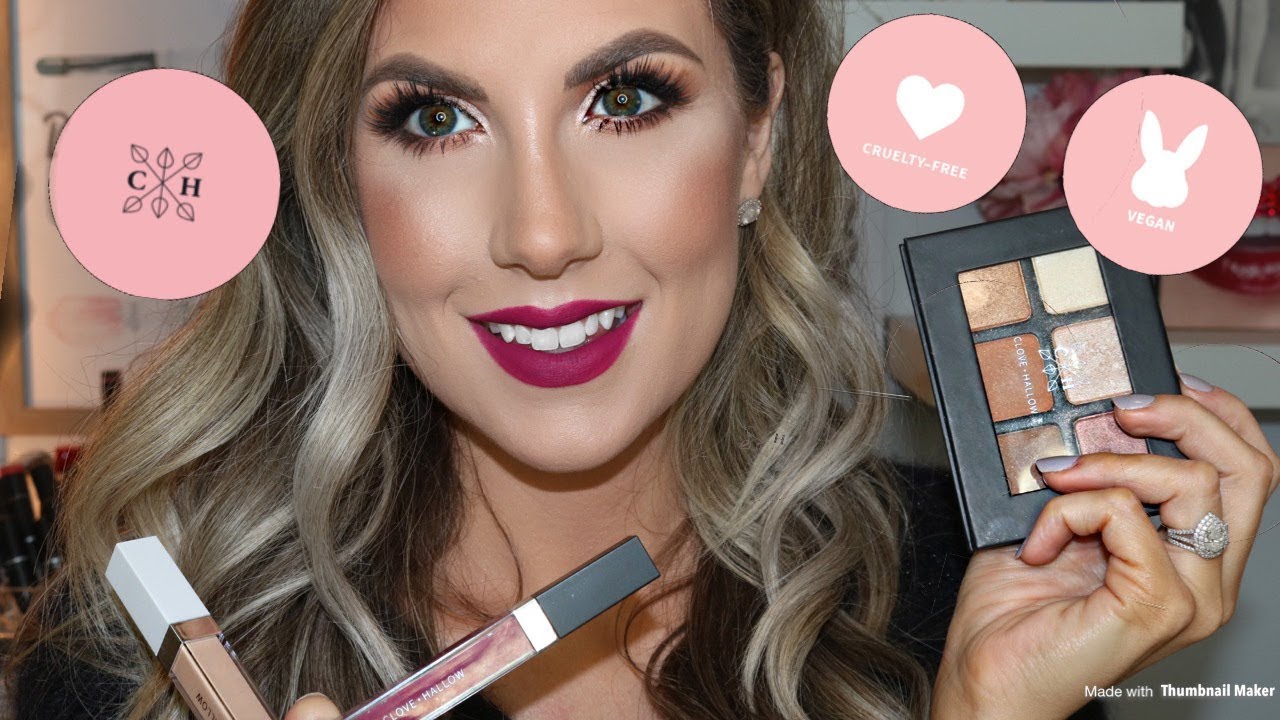 CLOVE + HALLOW | BEST VEGAN MAKEUP?! - YouTube