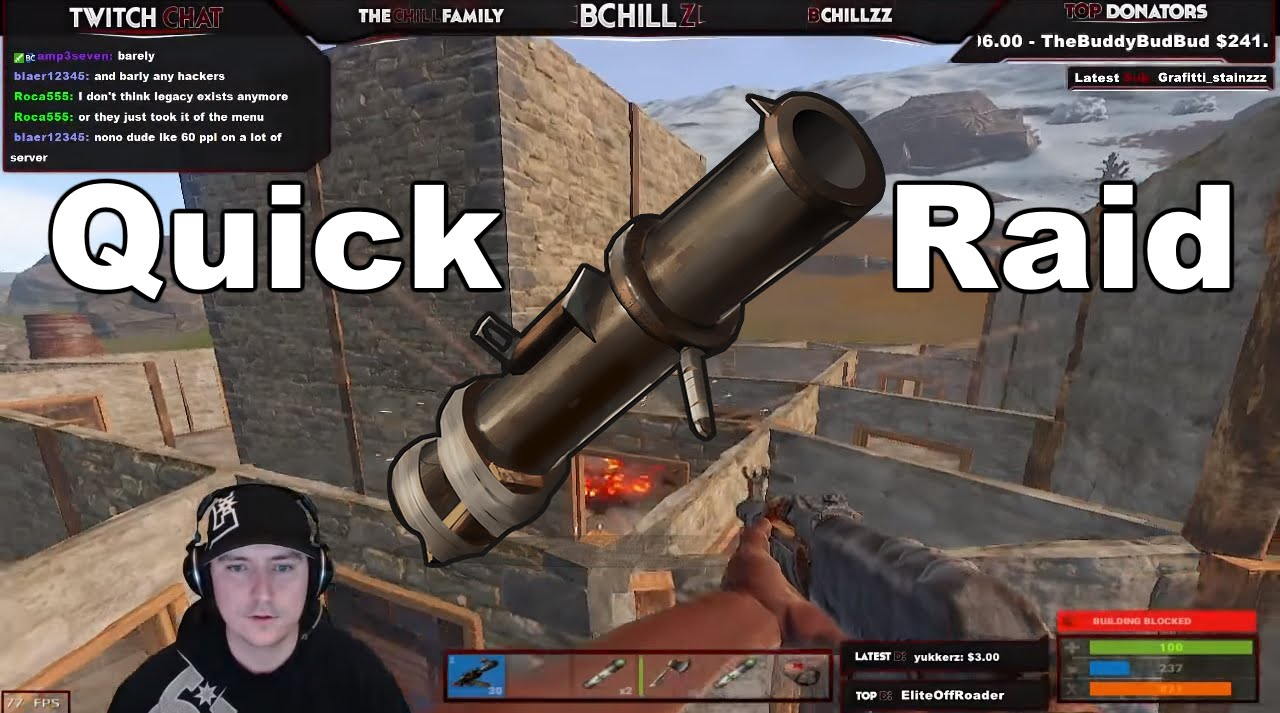 Rust - Quick Rocket Raid - YouTube