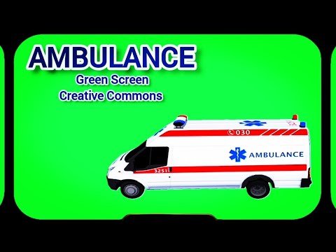 AMBULANCE VIDEO ON THE GREEN SCREEN. FOOTAGE ANIMATION. - YouTube