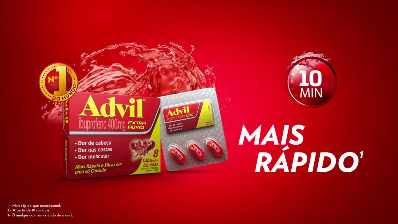 Advil. Alívio mais rápido da dor - Dor muscular - YouTube