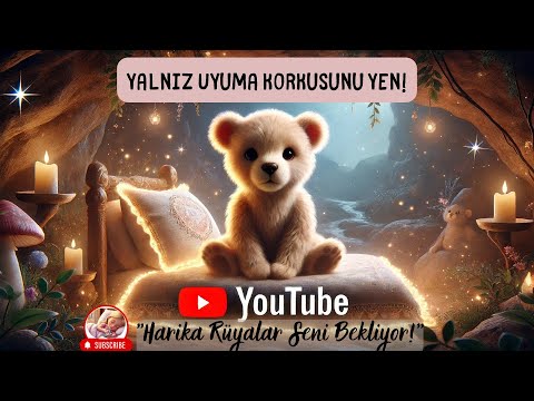 “Yalnız Uyuyorum: Küçük Ayı’nın Cesaret Dolu Masalı 🌟 Harika bir uyku öncesi hikayesi! 🐻✨