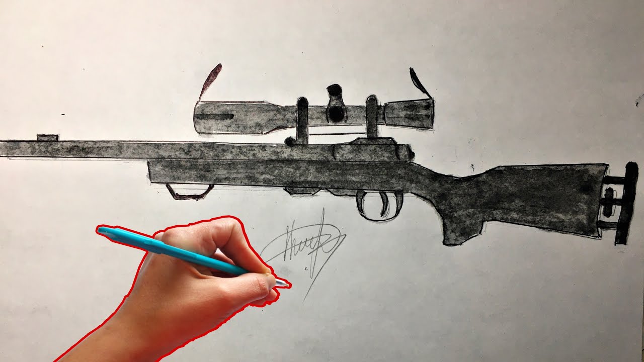 M24 Sniper Weapon System Drawing - YouTube
