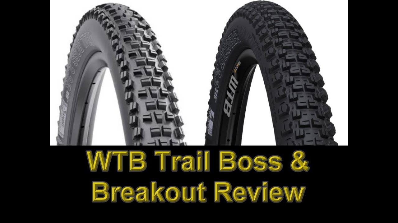 WTB Trail Boss and Breakout Combo Tyre Test - YouTube
