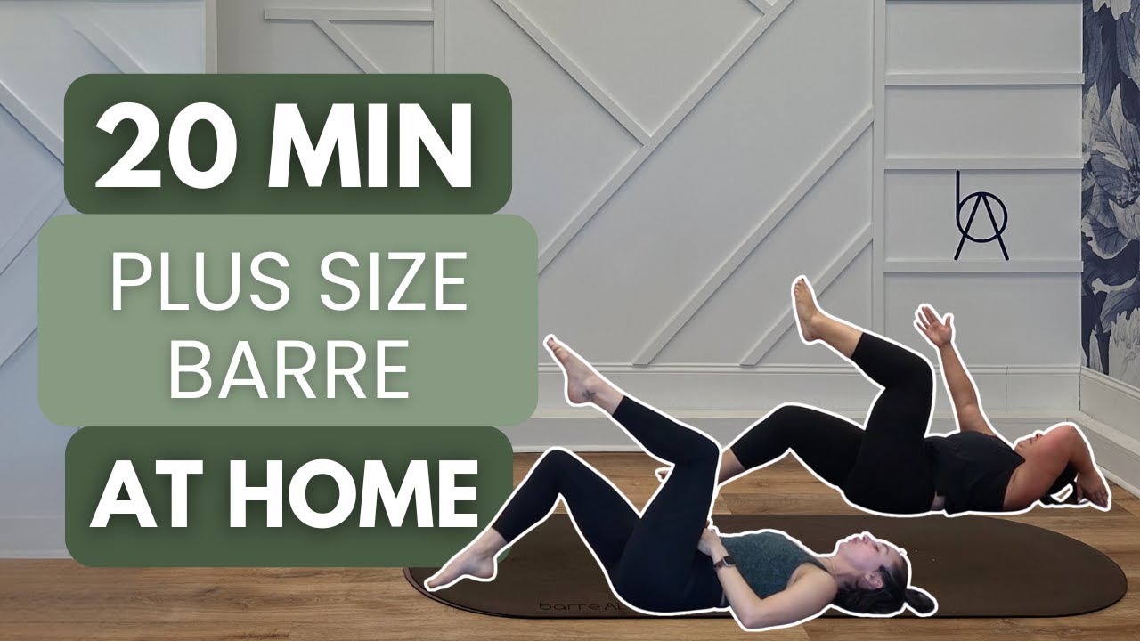 PLUS SIZE Barre Workout for Beginners - Burn Fat & Tone - YouTube