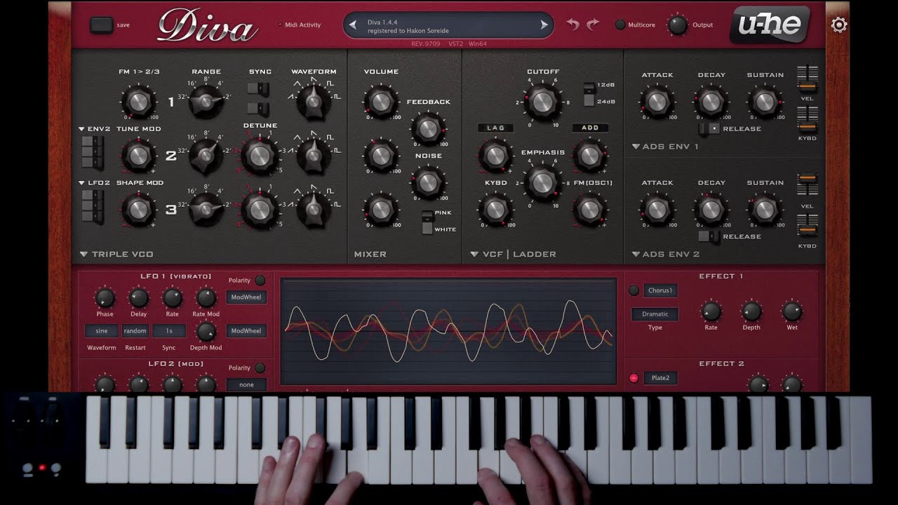 U-He Diva - Short Ambient Improvisation - YouTube