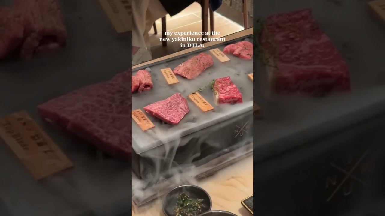 Once in a lifetime wagyu yakiniku dining experience at Niku X, captured ...