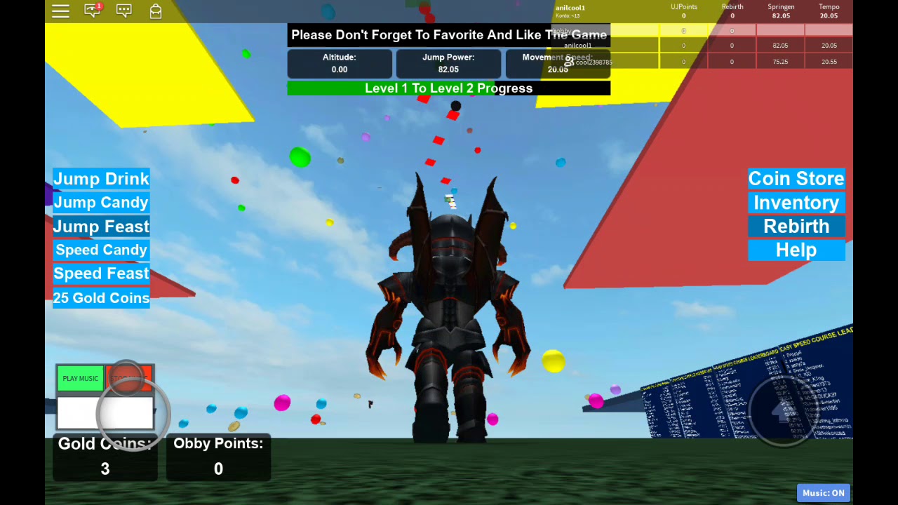 Jump Simulator ich spring ganz hoch(roblox) - YouTube