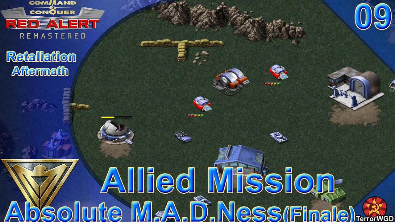 C & C│Red Alert 1│Remastered│Retaliation│Aftermath│Allied Mission 9 ...