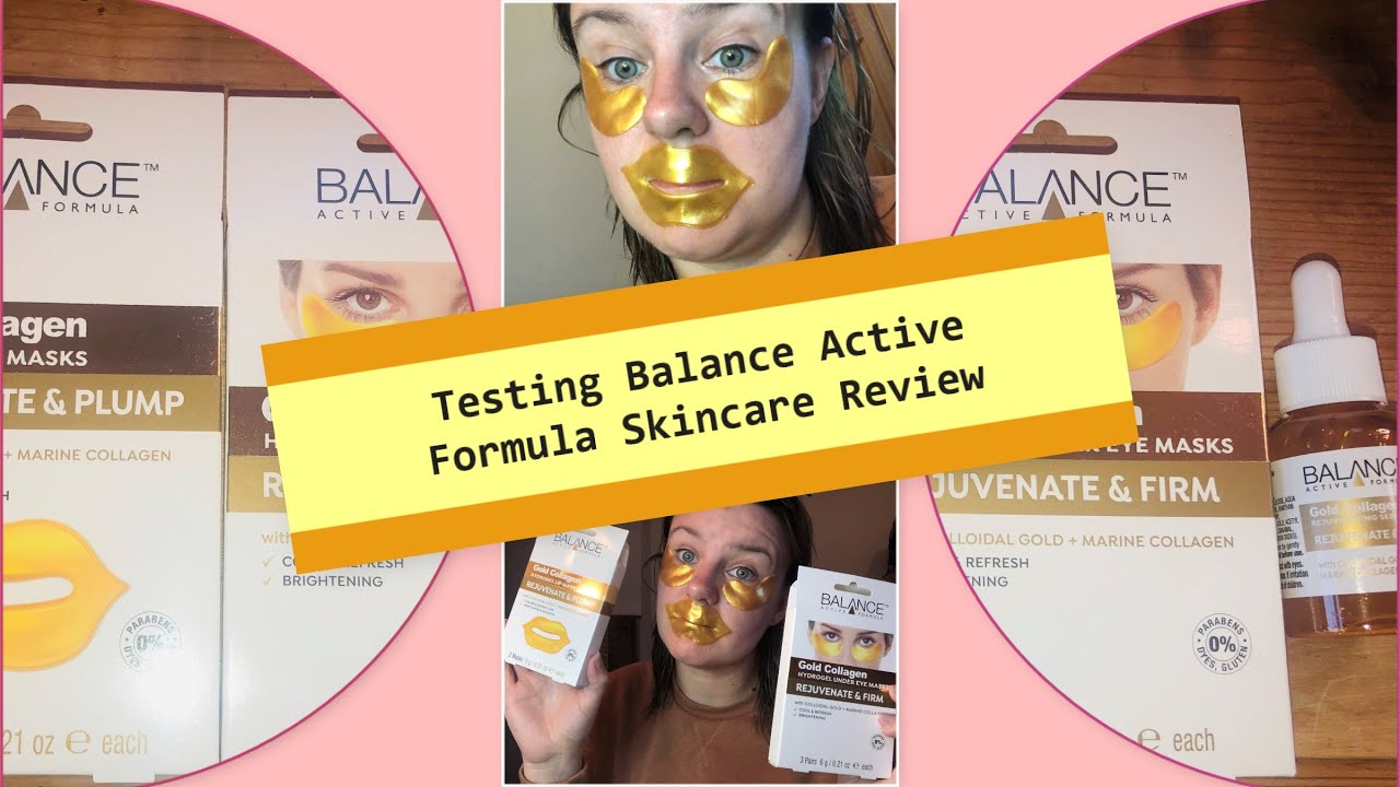 Testing Balance Active Formula Skincare Review | tazwells12 - YouTube