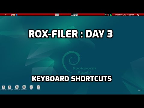 ROX-Filer : day 3 -- keyboard shortcuts - YouTube