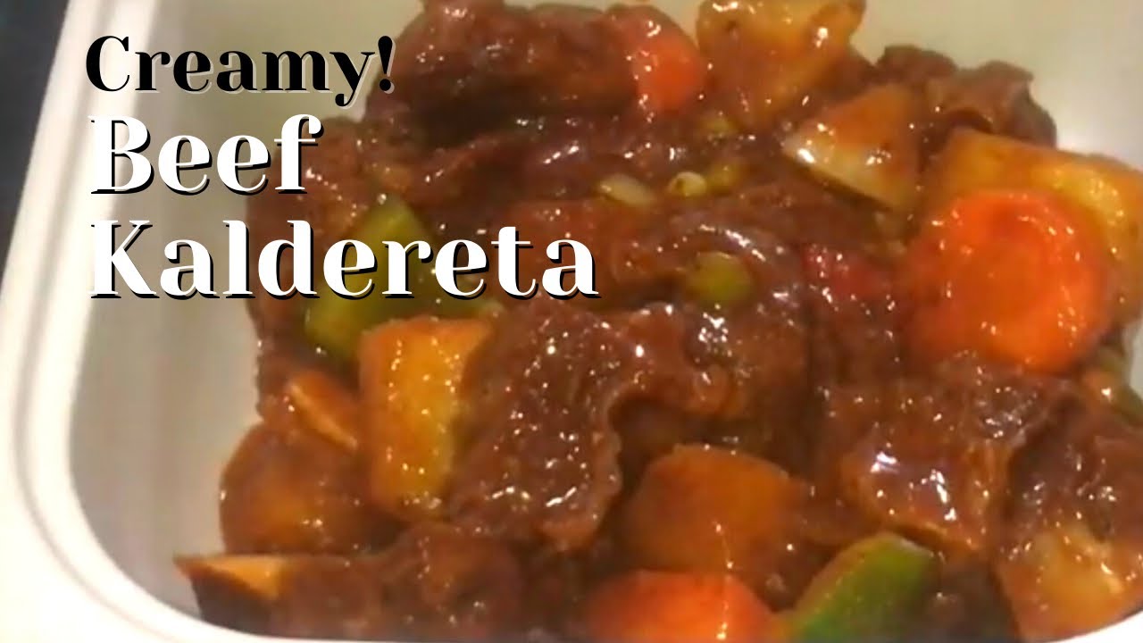 Beef Caldereta Recipe | Creamy Beef Ribs Caldereta | How to Cook Beef ...