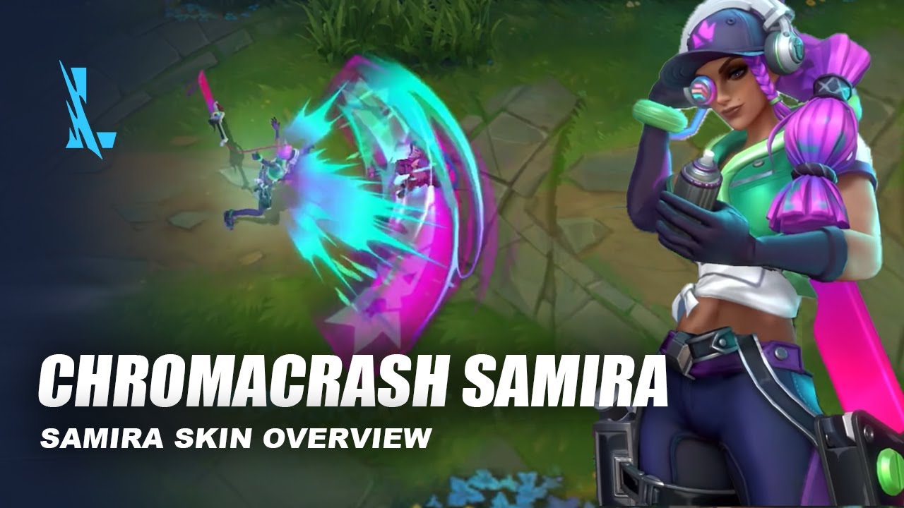 Chromacrash Samira - Wild Rift - YouTube
