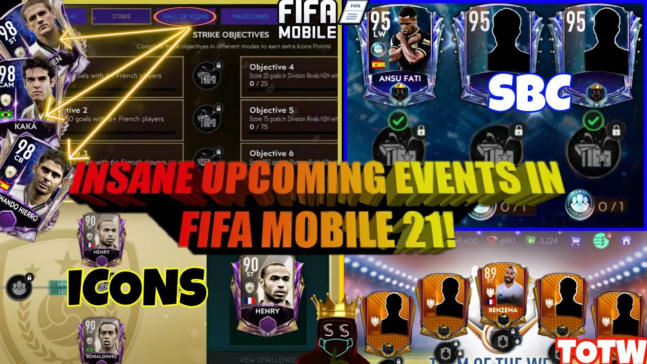 INSANE UPCOMING 'F2P-FRIENDLY' EVENTS IN FIFA MOBILE 21! FT. ICONS ...