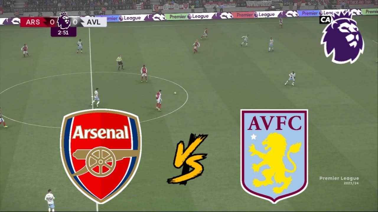 ARSENAL vs ASTON VILLA | PREMIER LEAGUE 2024/2025 | FOOTBALL LIFE 2025 ...