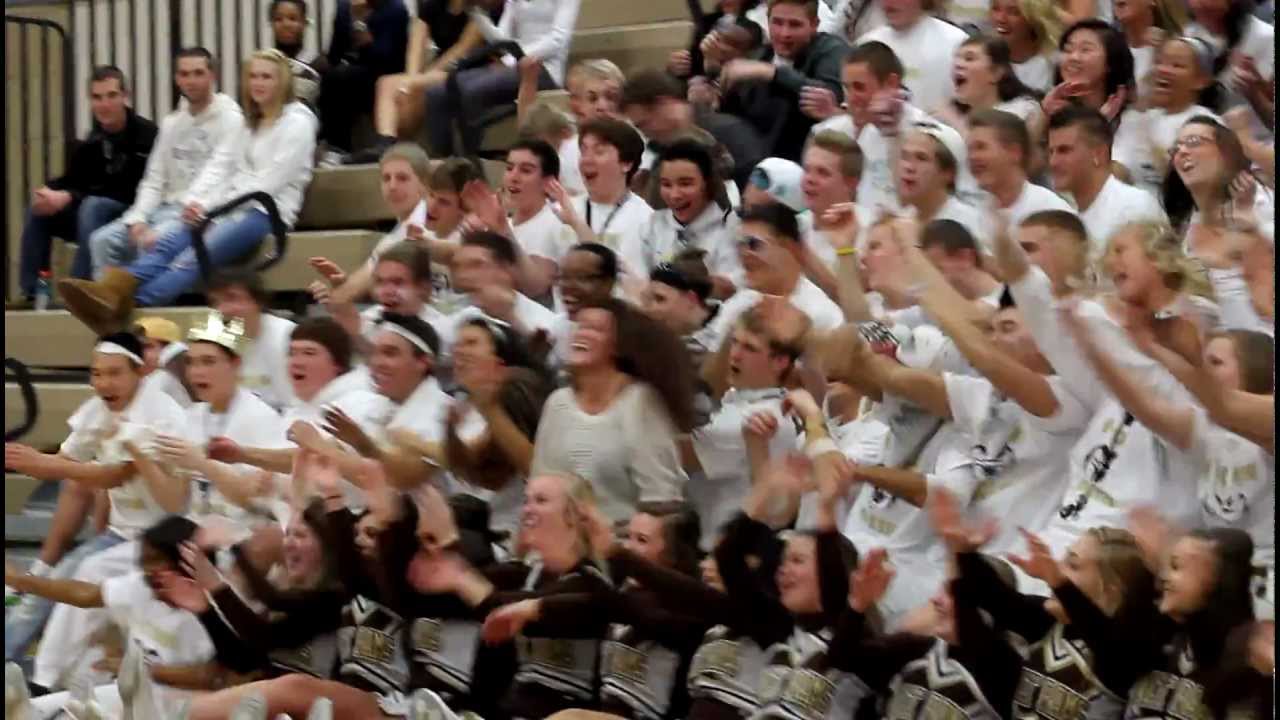 2012.01.13 Holt Rams Varsity Basketball Student Section "Rollercoaster ...
