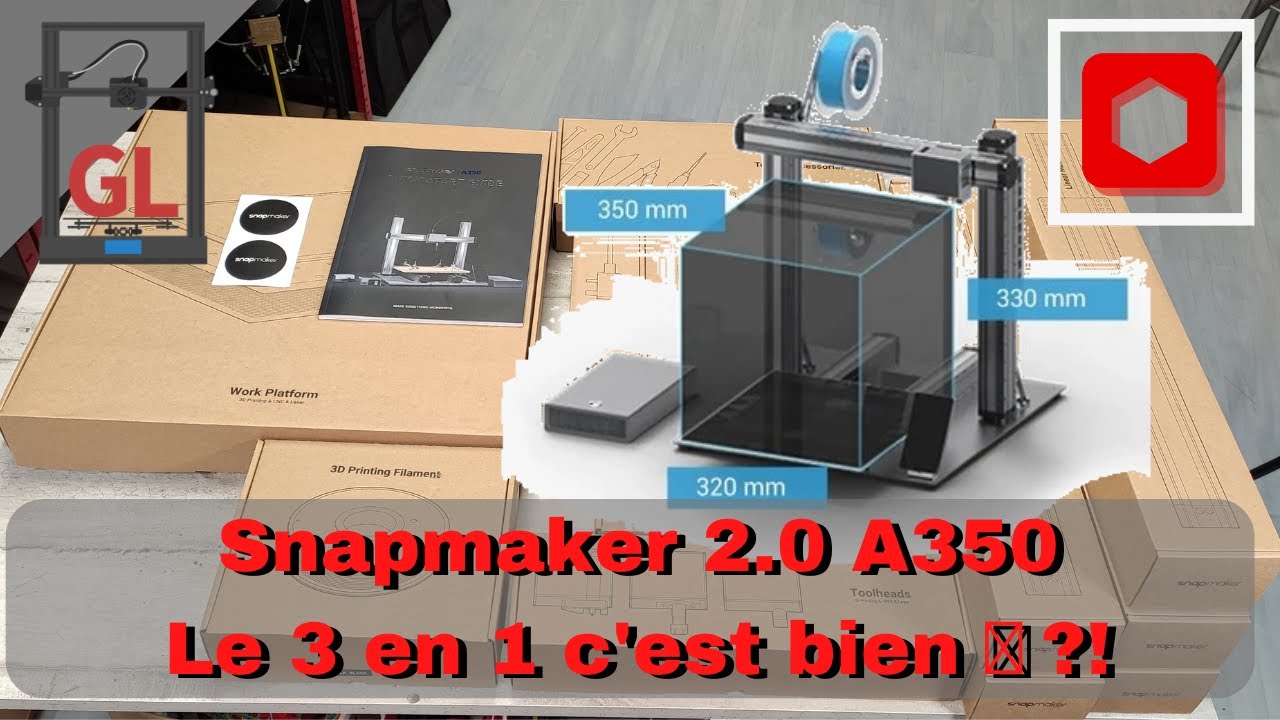 Snapmaker 2.0 A350 Le 3 en 1 c'est bien 🤨?! - YouTube