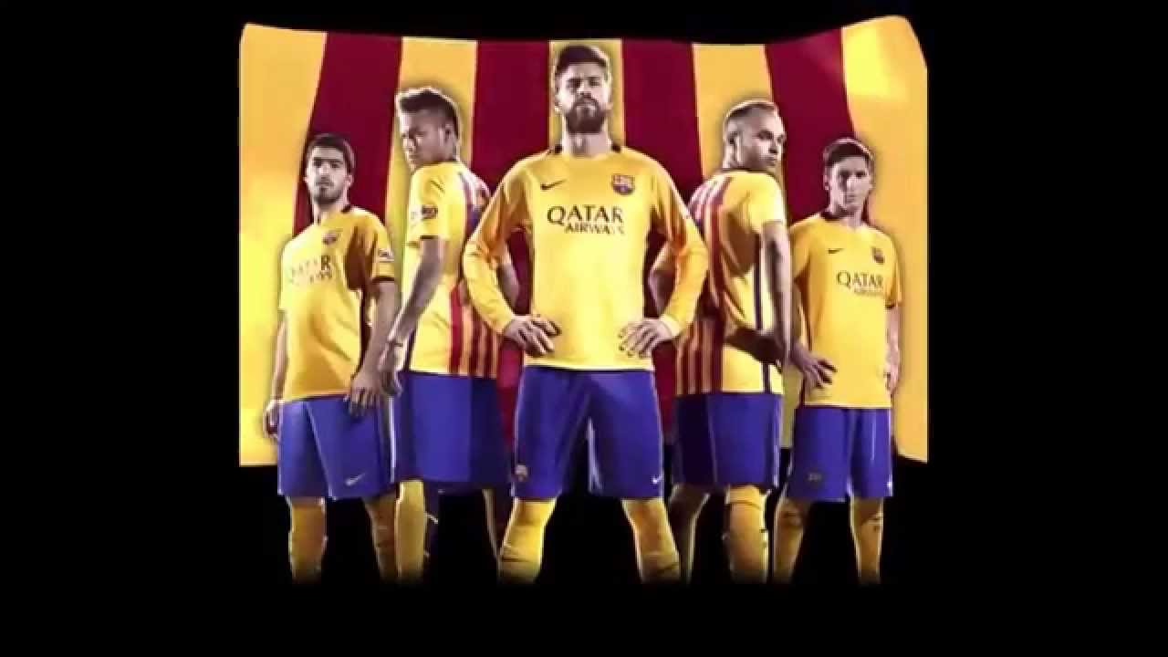 FC Barcelona Home And Away Kit (2015/16) By Nike - YouTube
