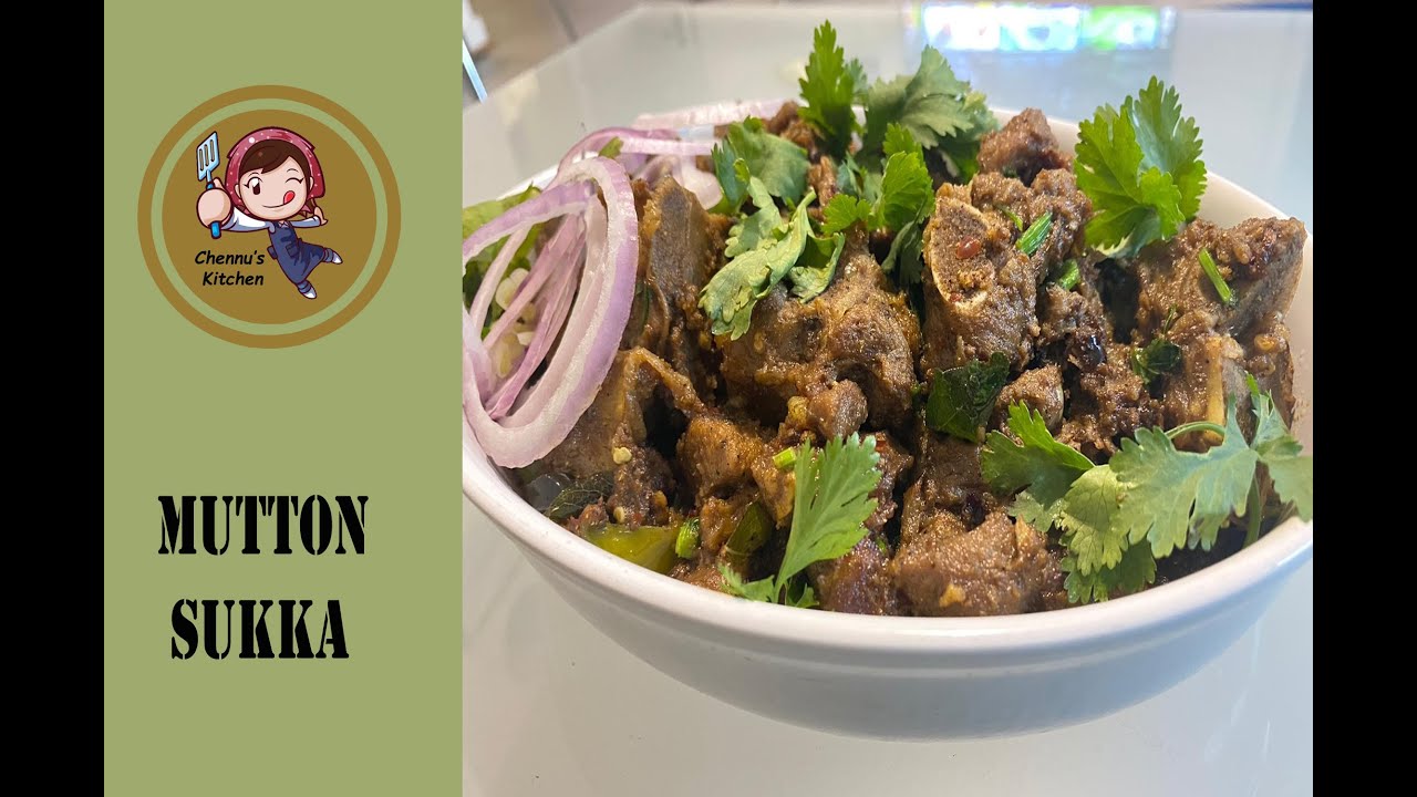 Spicy Mutton Sukka | Mutton Fry | Mutton Chukka Recipe| Mutton Sukka ...