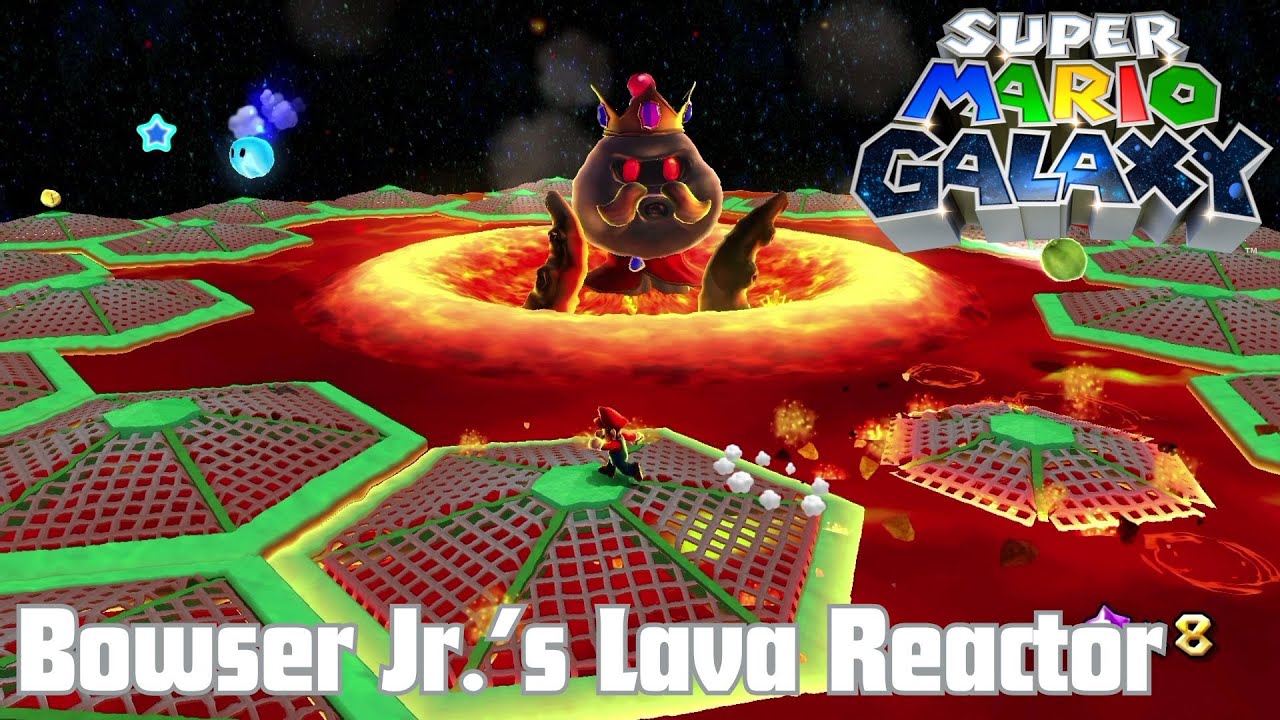 Bowser Jr ’s Lava Reactor - Super Mario Galaxy Nintendo Switch Gameplay ...
