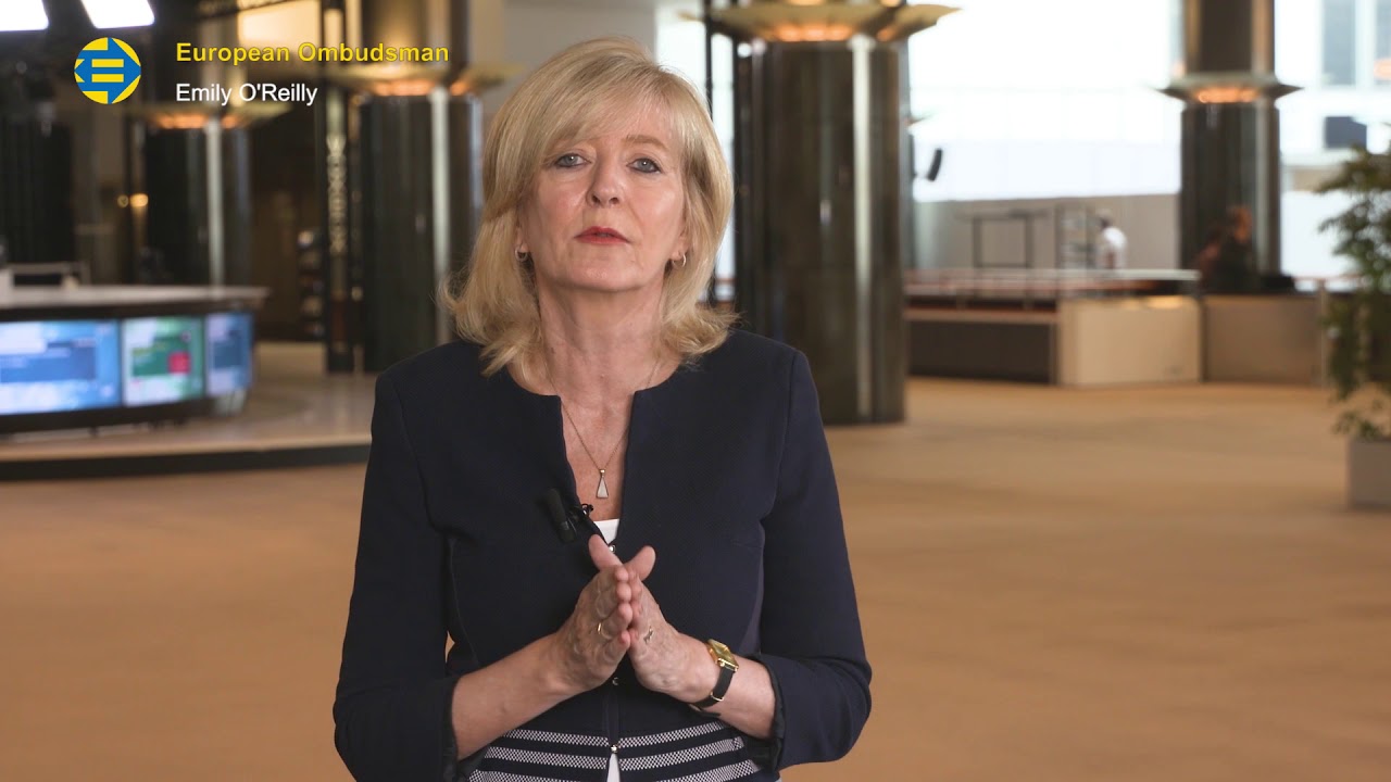 European Ombudsman Emily O’ Reilly opens the first workshop - YouTube