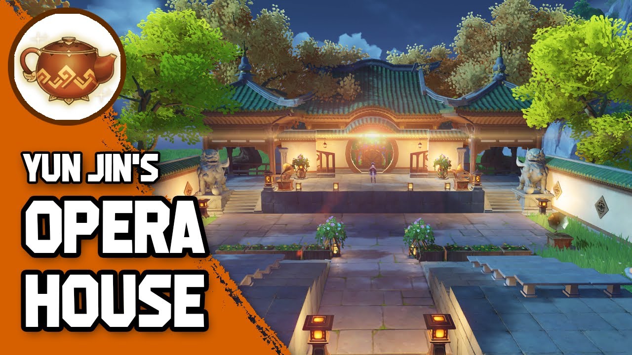 Yun Jin's Opera House | Serenitea Pot | Genshin Impact - YouTube