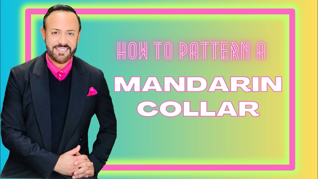 How To Pattern A Mandarin Collar - YouTube