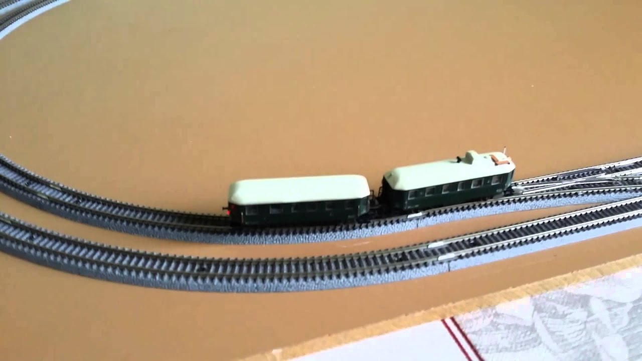 Model railroad and train Z scale with digital sound - YouTube
