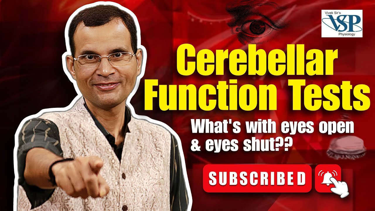 Cerebellar function tests~What’s with eyes open & eyes shut? | NEET PG ...