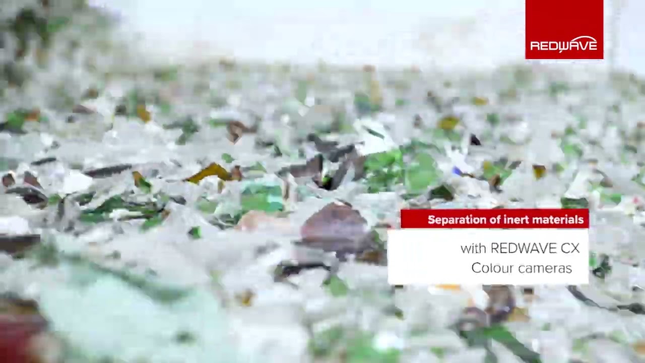 Glass sorting plant process - YouTube