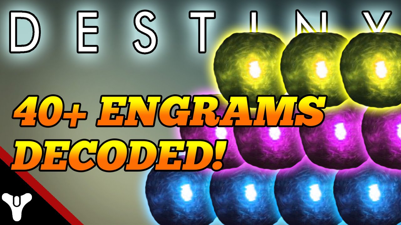 Destiny: "ANOTHER 40+ ENGRAMS DECODED!" Destiny Engram Decoding ...