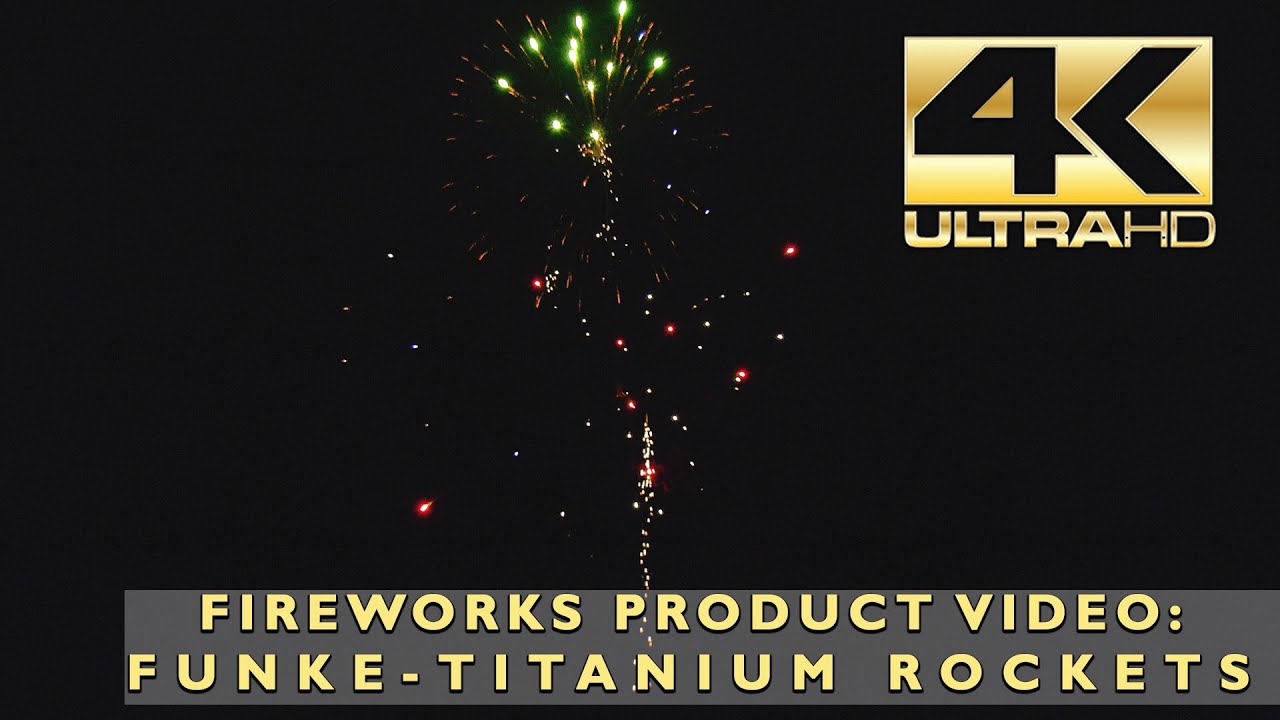 Funke - Titanium Rockets - vuurwerk - Silvester - Feuerwerk - F2 - YouTube