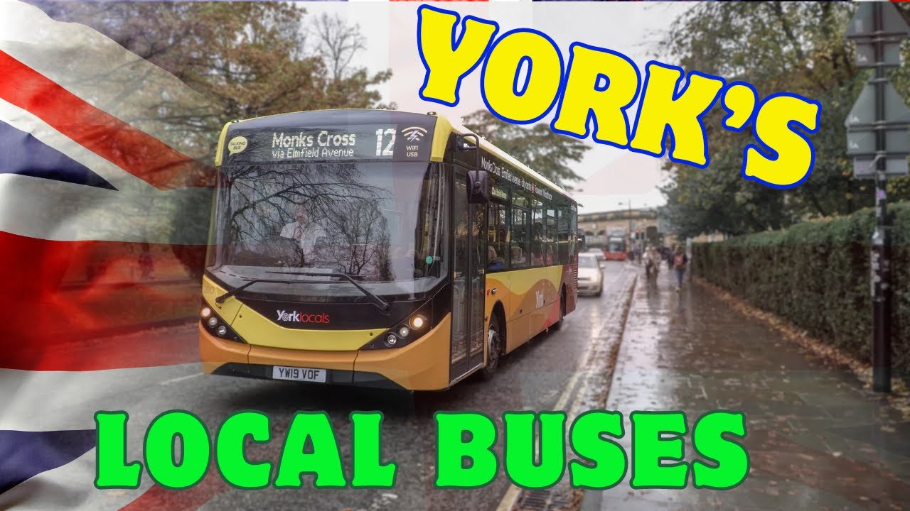 Buses in York, all the local operators 2024 - YouTube