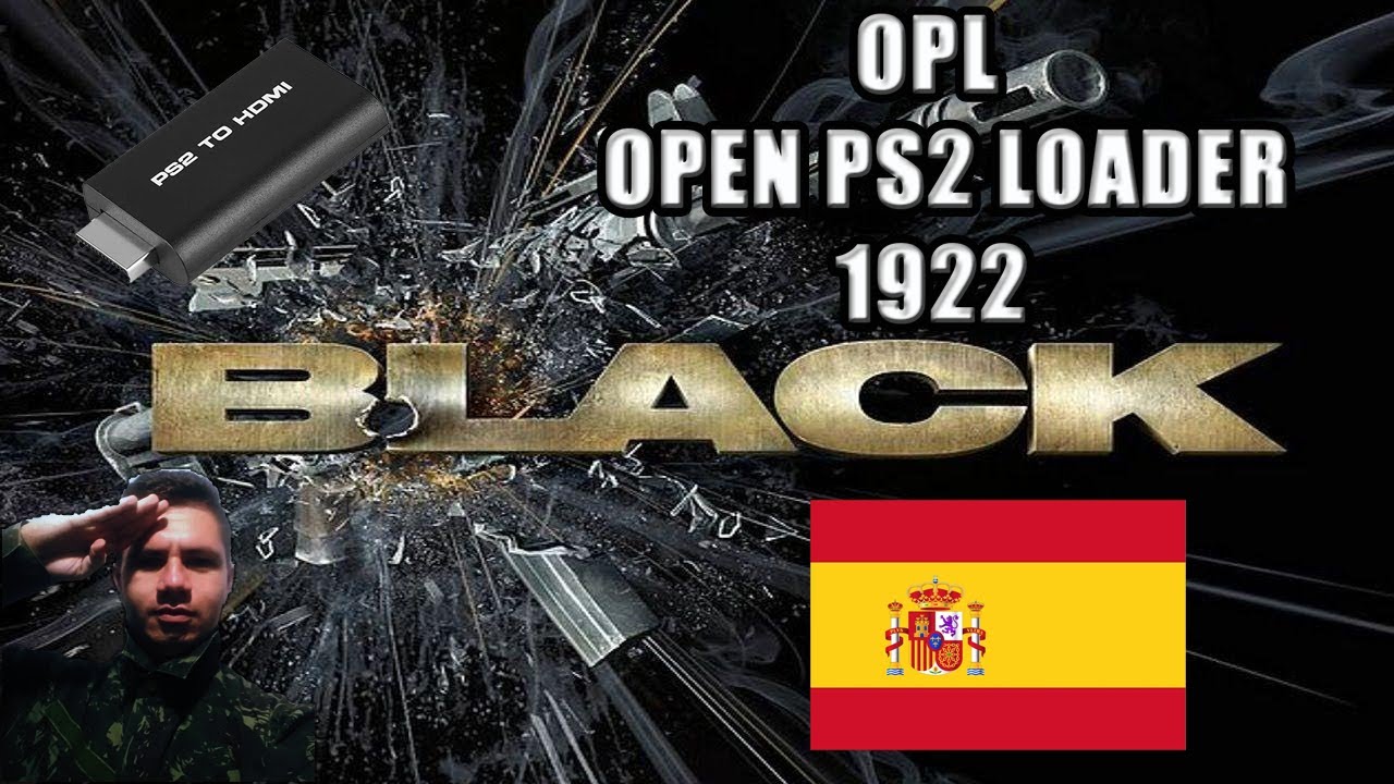 BLACK PS2 EUROPE VERSION IN SPANISH OPEN PS2 LOADER 1922 PROGRESSIVE ...