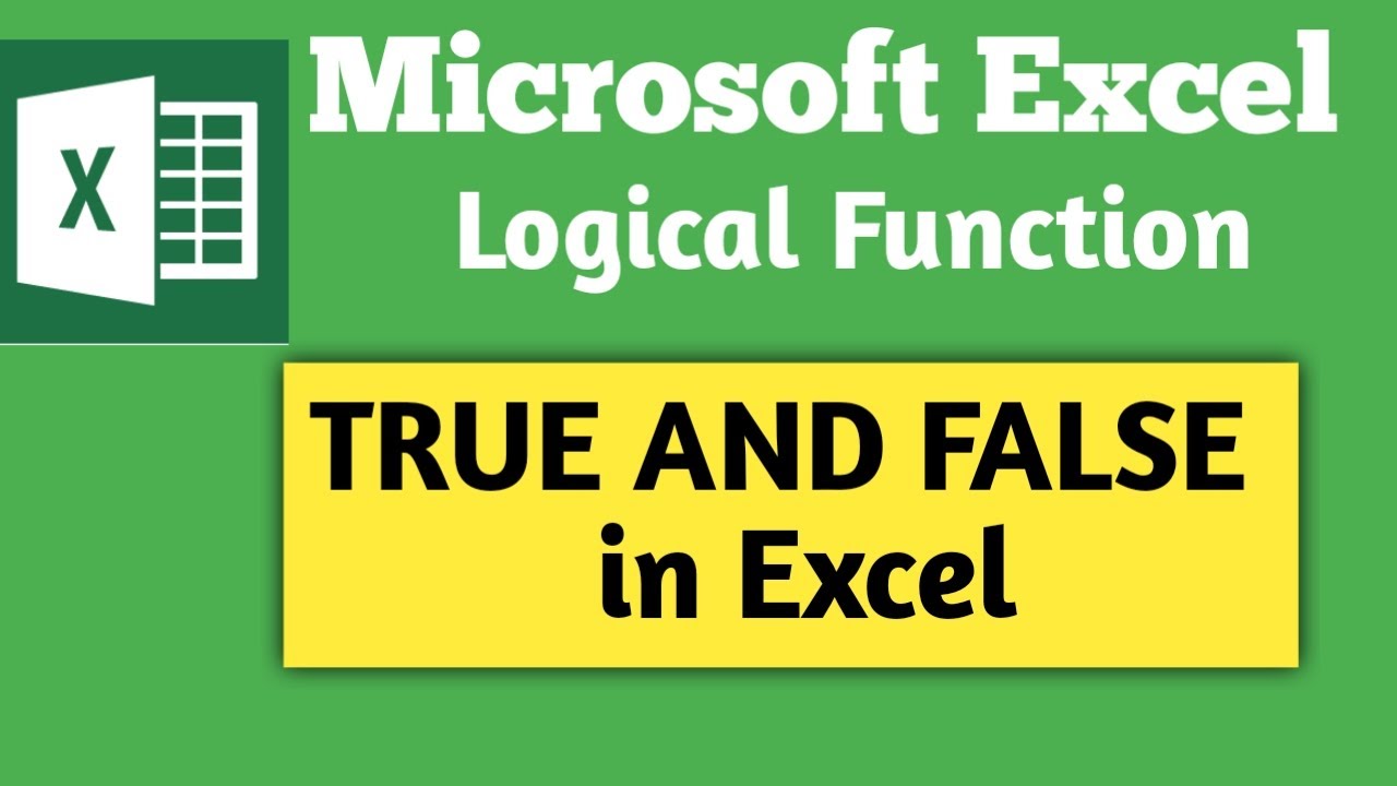 How To Use Logical Function TRUE And FALSE In Excel Hindi Excel In how-to-use-logical-function-true-and-false-in-excel-hindi-excel-in