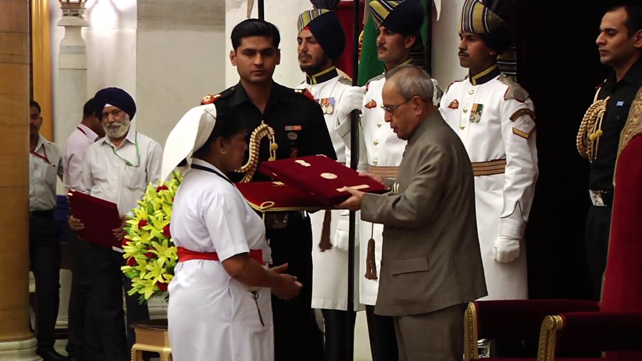 President Mukherjee presents the National Florence Nightingale Awards ...