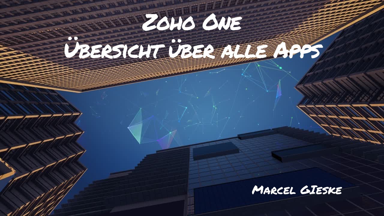 Zoho One | Eine Übersicht der Apps - YouTube